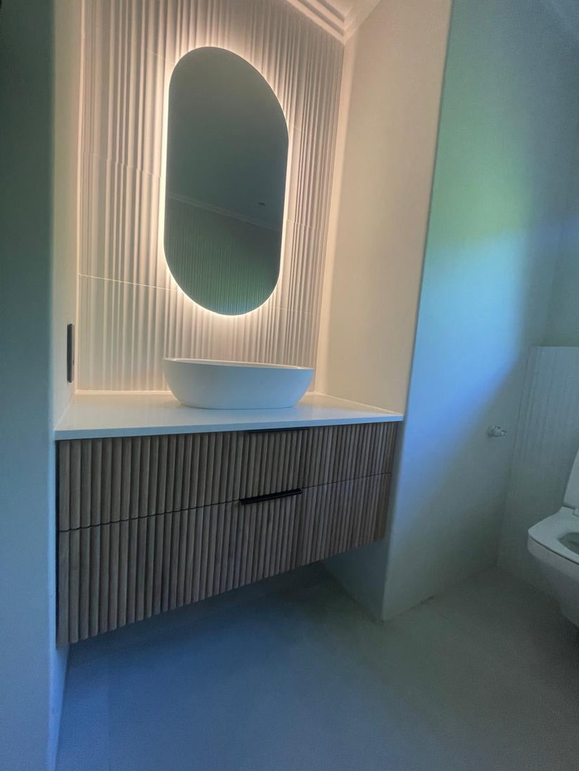 Ella Fluted Floating Vanity – La Vita Designs